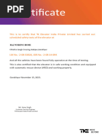 Load Test Certificate PDF | PDF | Business