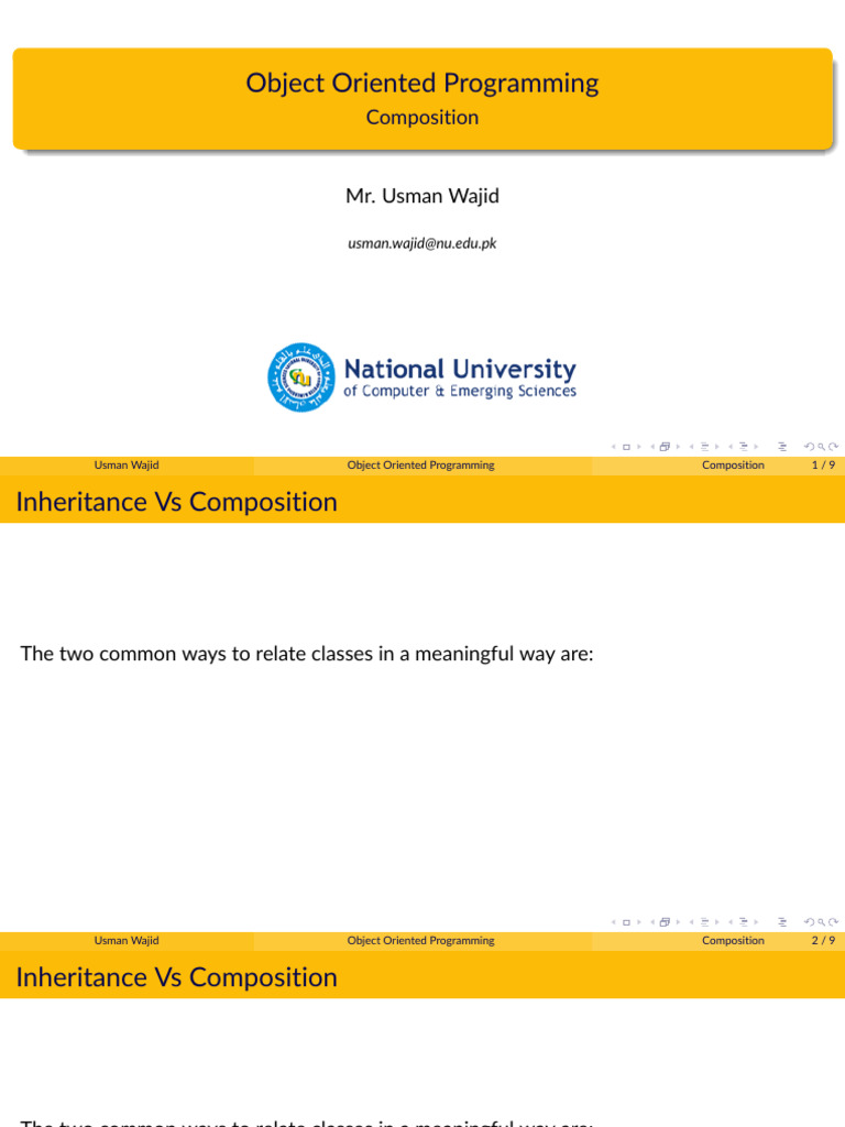 Compostion | Download Free PDF | Object Oriented Programming | Inheritance (Object Oriented ...