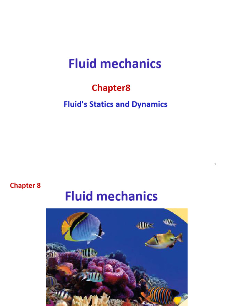 LEC.4 (Bio) Part 1 Fluid Mechanics 2324 | PDF | Buoyancy | Pressure