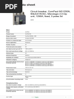Product Data Sheet: Circuit Breaker Compact NS800N - Micrologic 2.0 ...