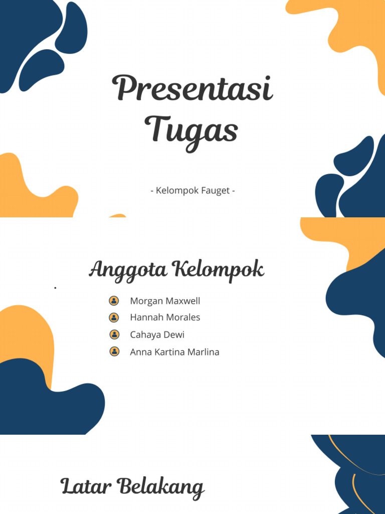 Biru Kuning Simpel Abstrak Presentasi Tugas Kelompok 2 | PDF