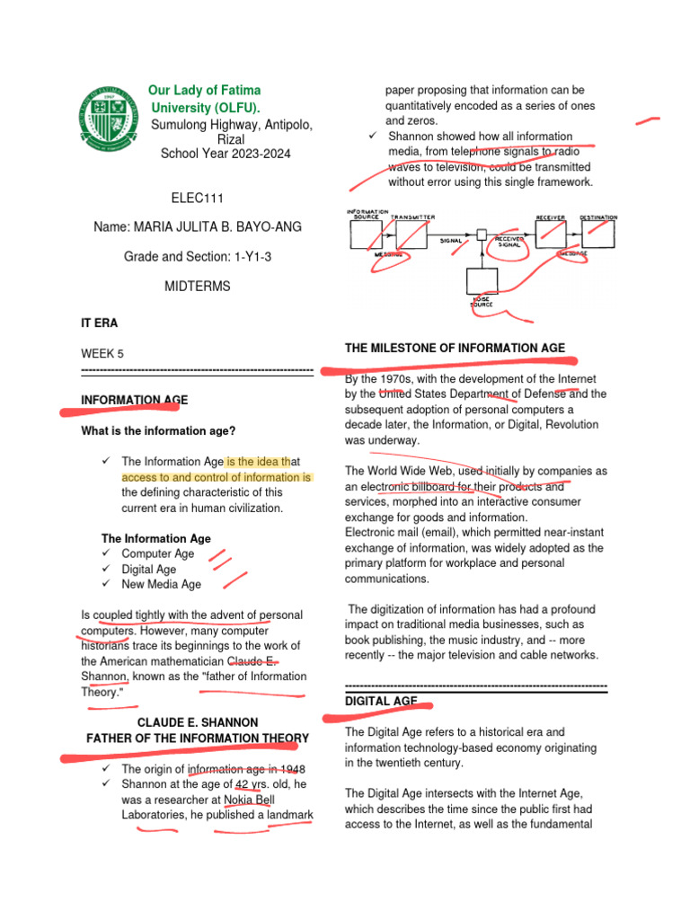 Elec111 Midterms Pdf Computer Network World Wide Web