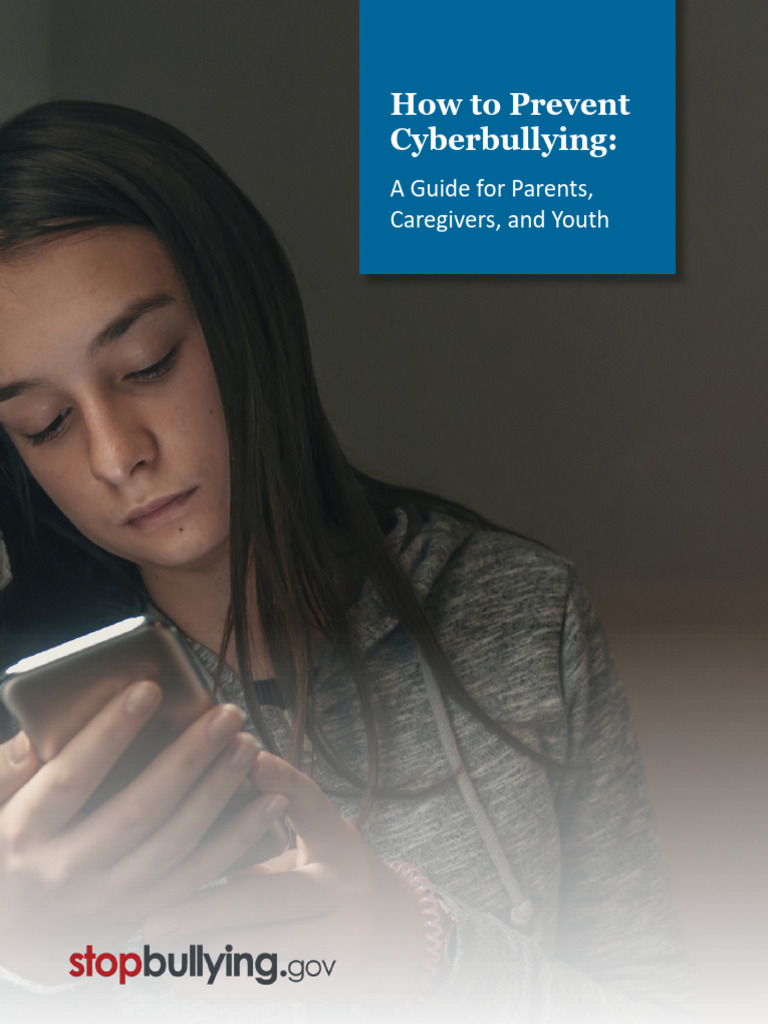 Cyberbullying Guide Final 508 | PDF | Cyberbullying | Bullying