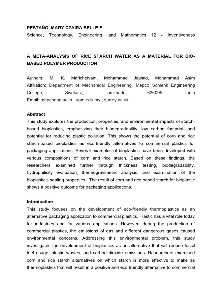 Midterm Pestano 2 | PDF | Plastic | Physical Sciences