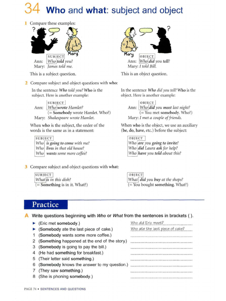 Oxford Practice Grammar-Basic BÀI 34, 35 | PDF