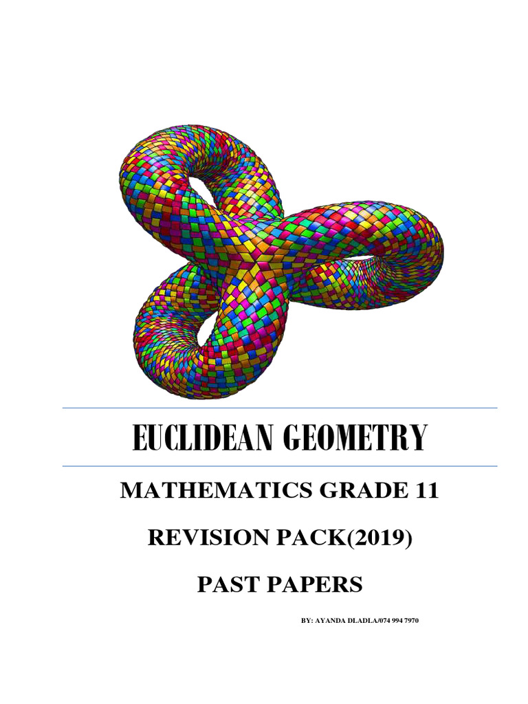 2019 Grade 11 Euclidean Geometry | PDF | Geometry | Mathematics
