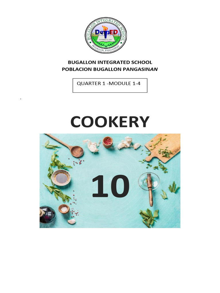 Cookey 10 q1 Module 1 4 | PDF | Cooking, Food & Wine | Wellness