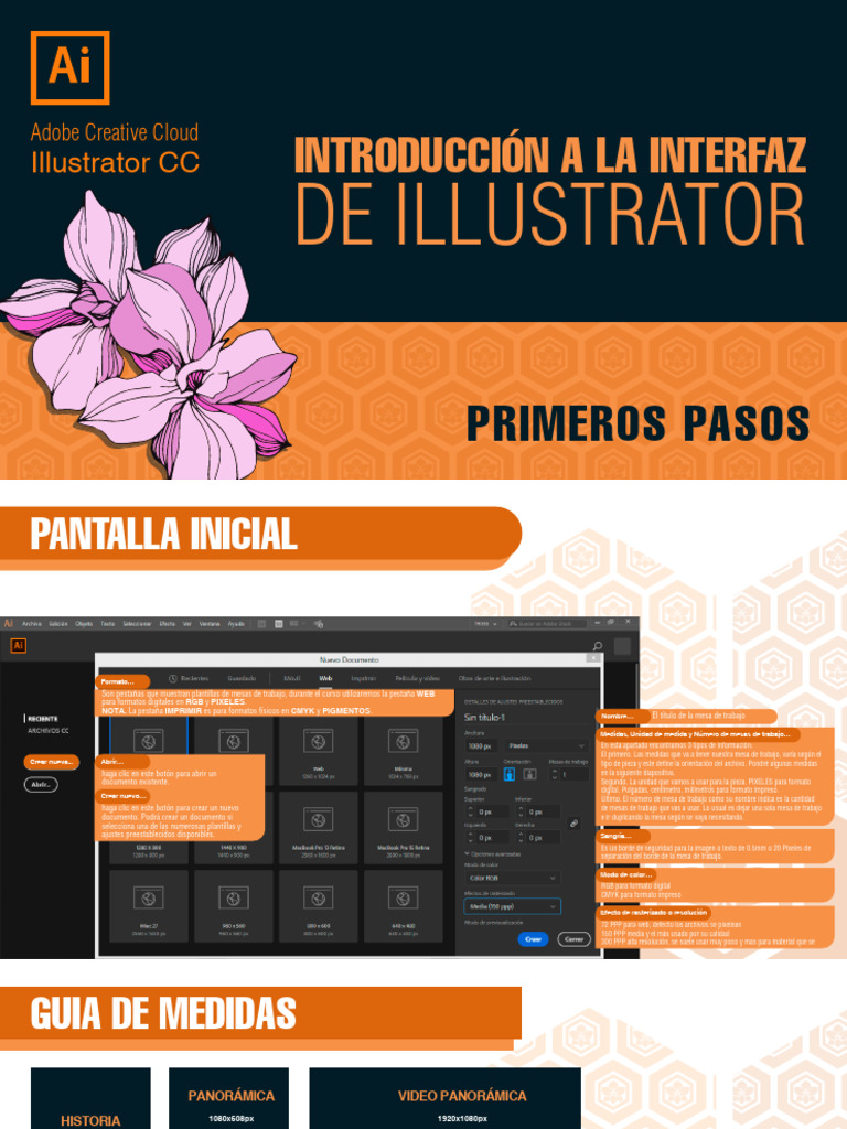 Presentacion - Primeros Paso - Ilustrator | PDF | Informática | Software
