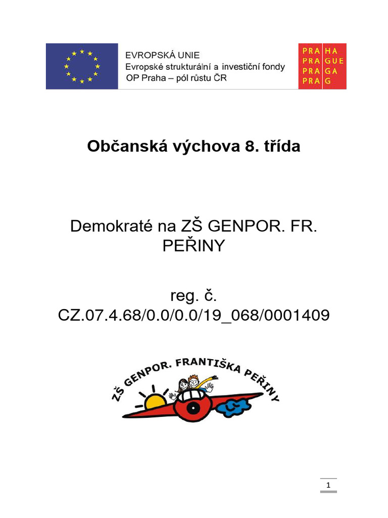 Soubor Obcanska Vychova 8 Rocnik 5091 | PDF