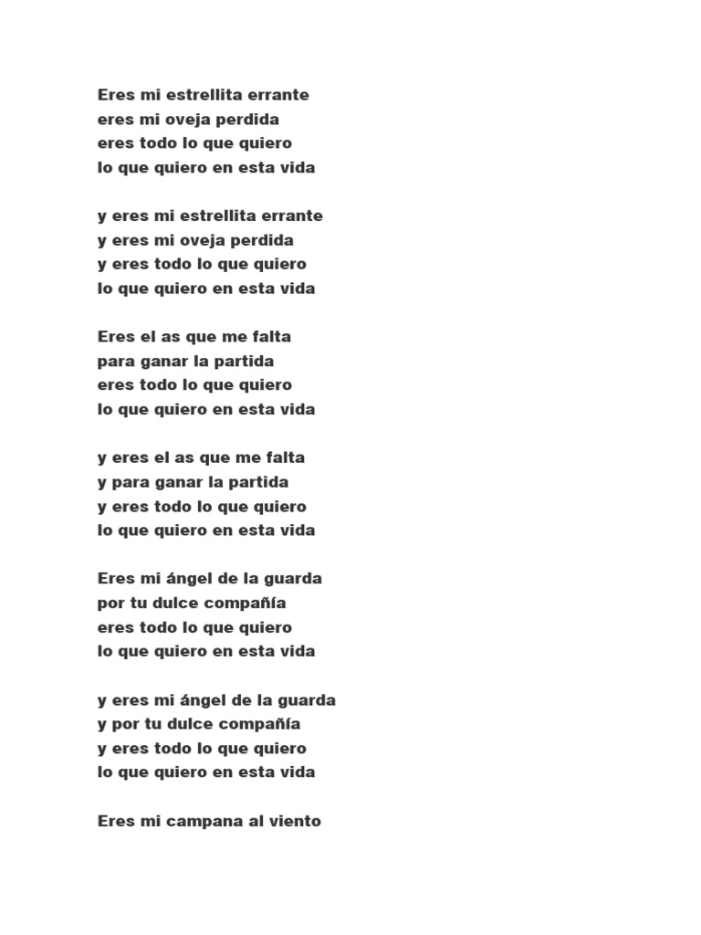 Letra Estrellita | PDF