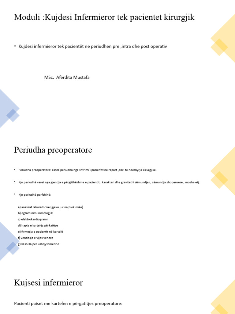 KI Tek Periudha Pre Intra | PDF