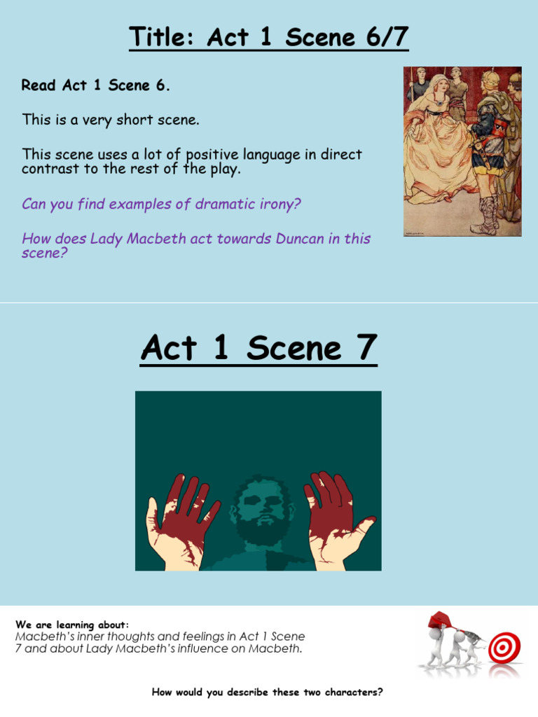 Act 1 Scene 7 | PDF | Macbeth | Linguistics