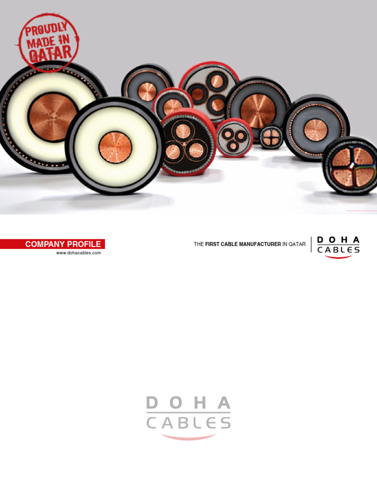 Doha Cables Profile | Download Free PDF | Electrical Wiring | Insulator (Electricity)
