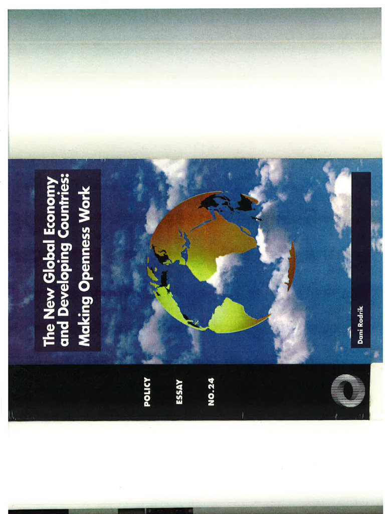 Dani Rodrik - The New Global Economy and Development Countries Making ...
