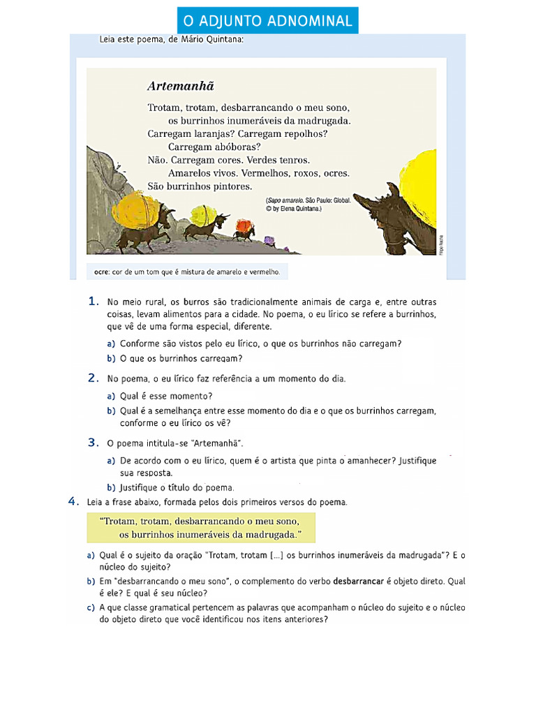 Adjunto Adnominal | PDF