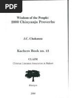 Chichewa Proverbs: Wisdom and Meanings | PDF
