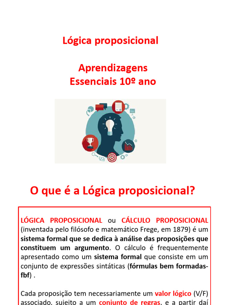 Logicaproposicional Resumos | PDF | Lógica matemática | Argumento