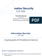 SIC Module1 | PDF | Cryptography | Cipher