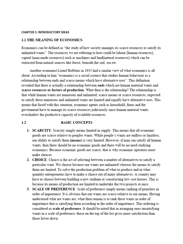 BASIC Economic Concepts CHAPTER 1_88850adc2bb9d17b365a9f6fca833e79 ... BASIC Economic Concepts CHAPTER 1_88850adc2bb9d17b365a9f6fca833e79 ...