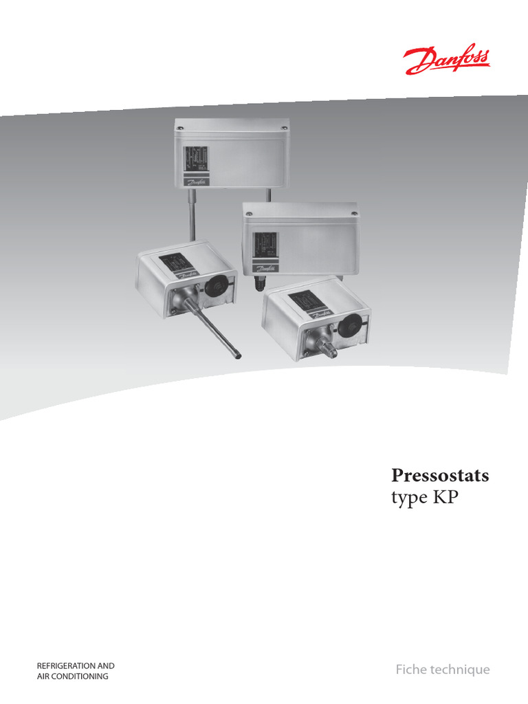 Installation des pressostats KP Danfoss | PDF | Interrupteur ...