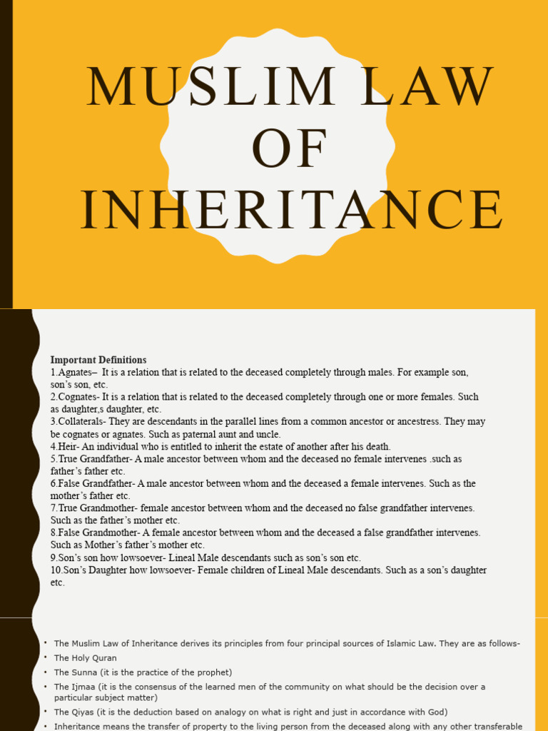 Muslim Law of Inheritance | PDF | Islamic Jurisprudence | Justice