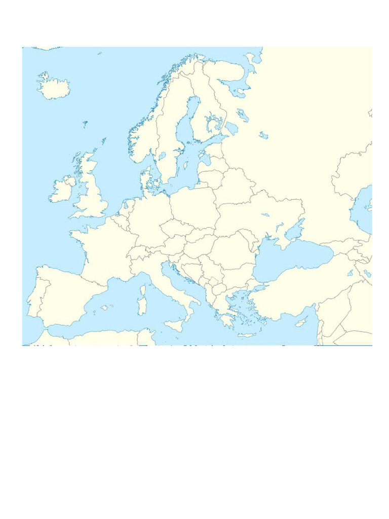 Slijepe Karta Europe | PDF