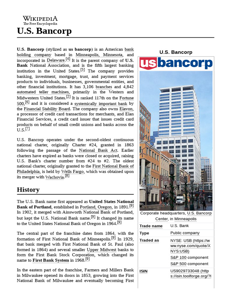 U.S._Bancorp | PDF | U.S. Bancorp | Corporations