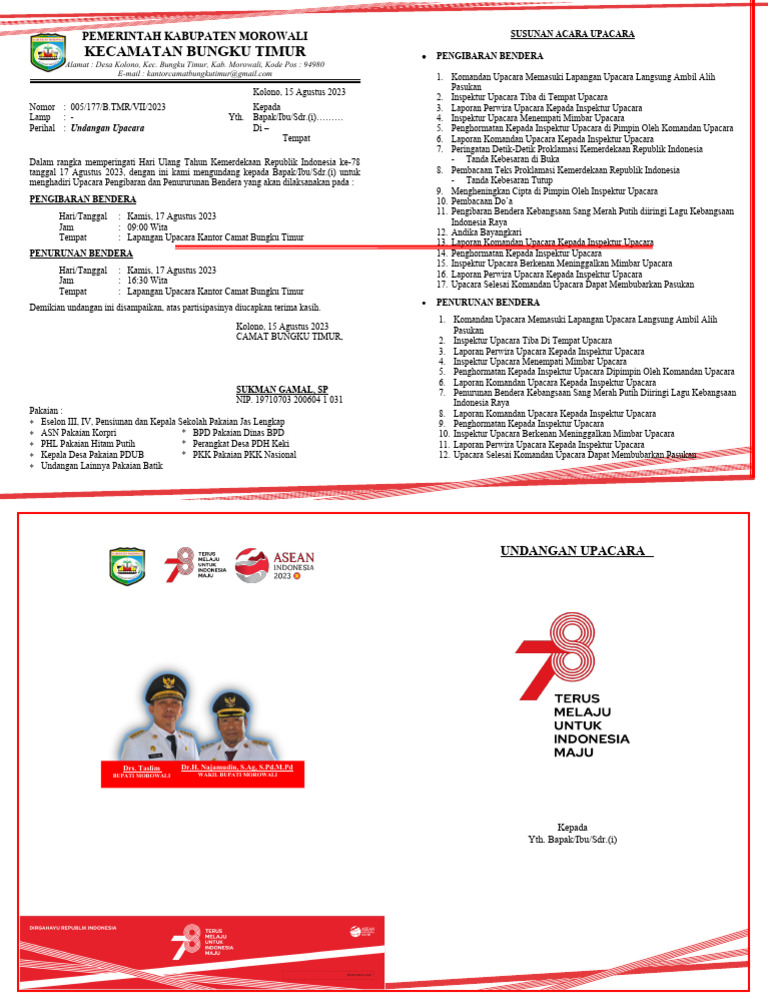 Undangan Hut Ri Ke 78 Pdf