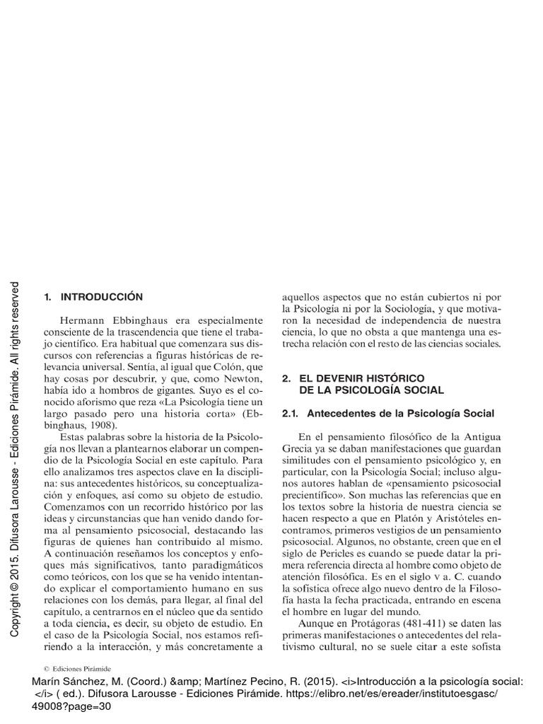 Introducción A La Psic Soc 2 | PDF