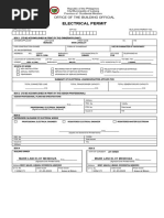 Electrical Permit Application Form A-03 | PDF | Government | Government ...