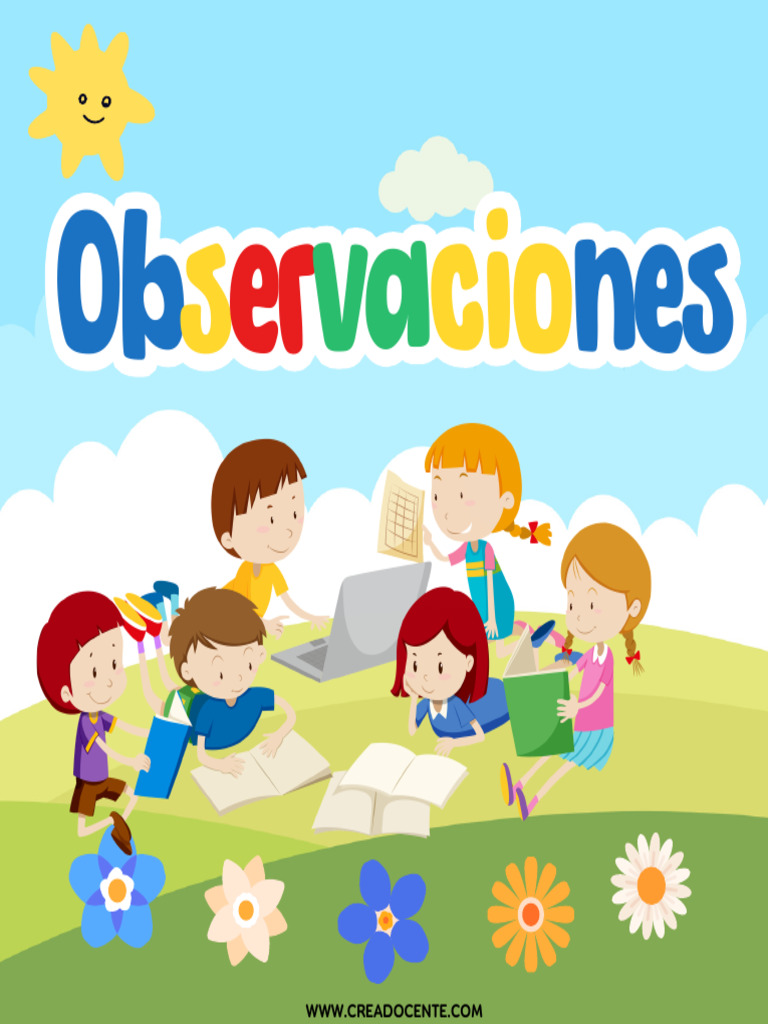 Observaciones por campos formativos, estandar | PDF | Cognición ...