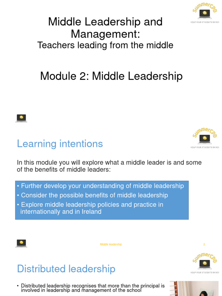 Distributed Leadership and Middle Leadership | PDF | Leadership | Teachers