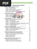 IGCSE Business Studies - Formula Sheet | PDF