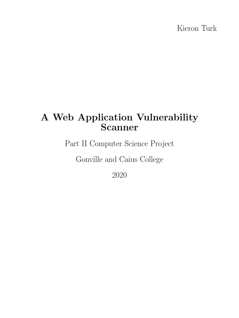 A Web Application Vulnerability Pdf Networking Internet And Web
