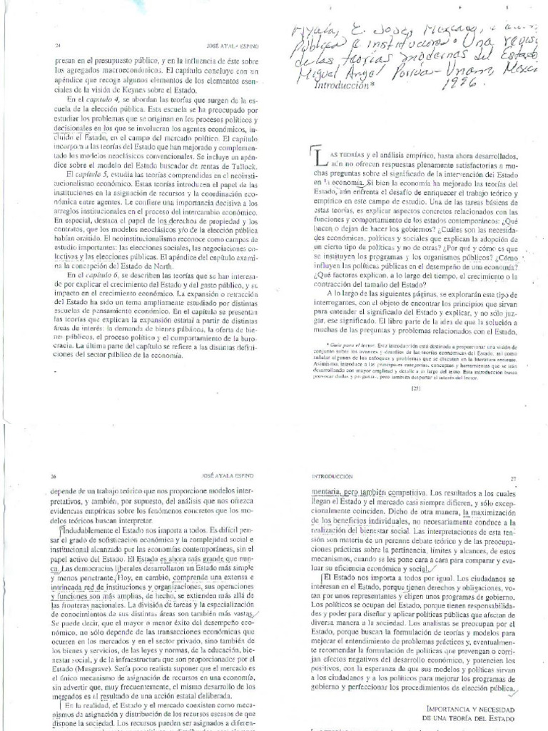 Lecturas Ayala cap 3 y Mercado y eleciขn pฃblica | PDF