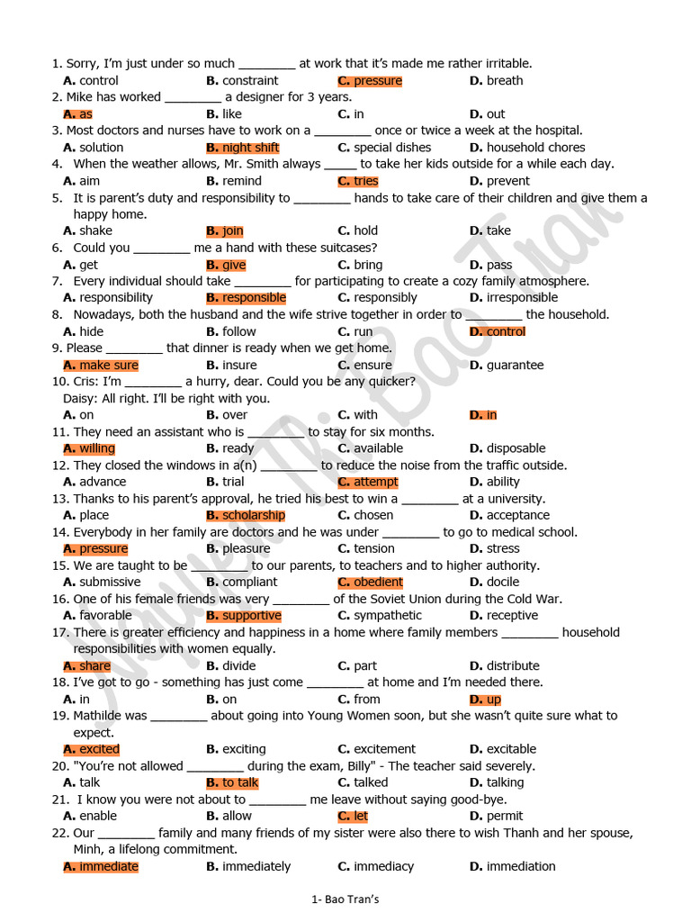 Collocation Phrasal Verb 93 Ban | PDF | Family