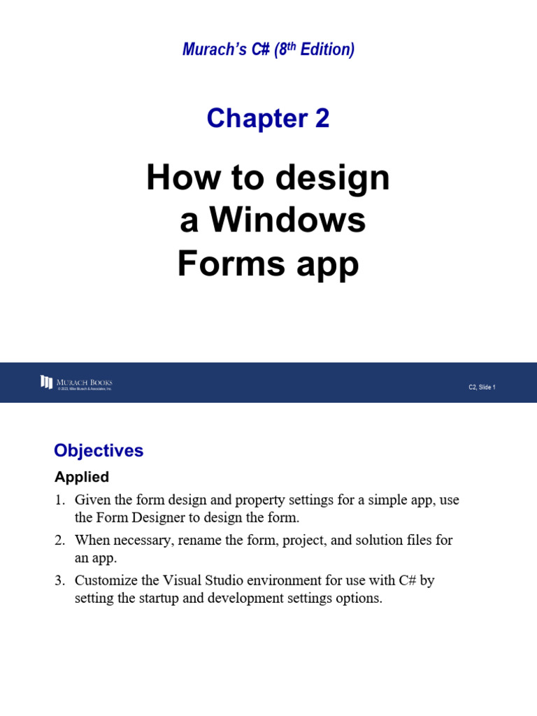 Chapter 02 Pdf C Sharp Programming Language Button Computing 0073