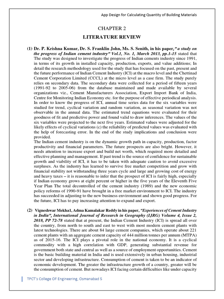 CHAPTER 2 Literature Review | PDF | Concrete | Buckling