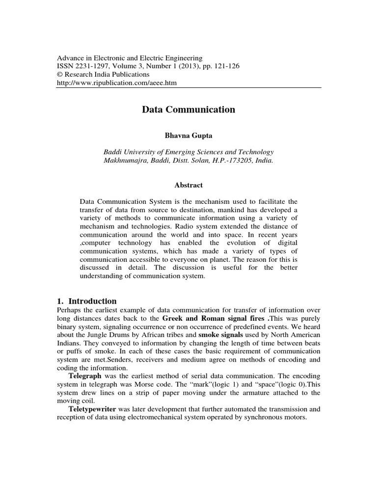 Data Communication | PDF | Telephone | Computer Network