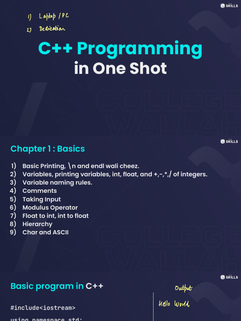 C++ in 10 Hours PDF | PDF | Parameter (Computer Programming) | Software ... C++ in 10 Hours PDF | PDF | Parameter (Computer Programming) | Software ...