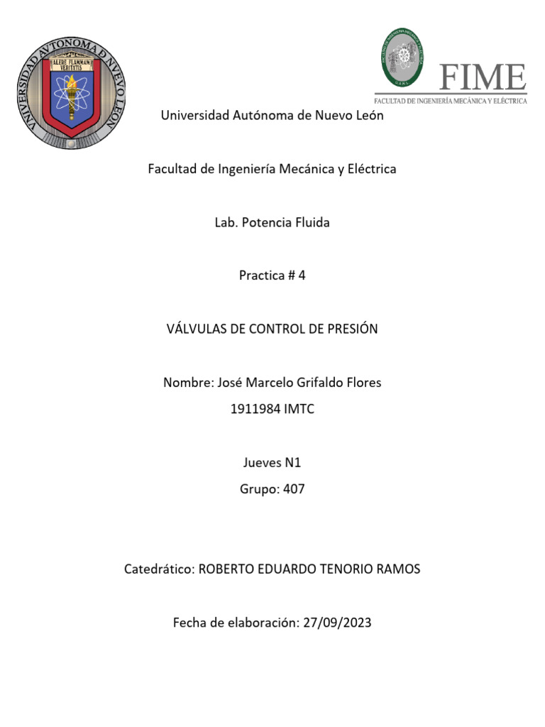 Practica 4 Lab De Potencia Pdf
