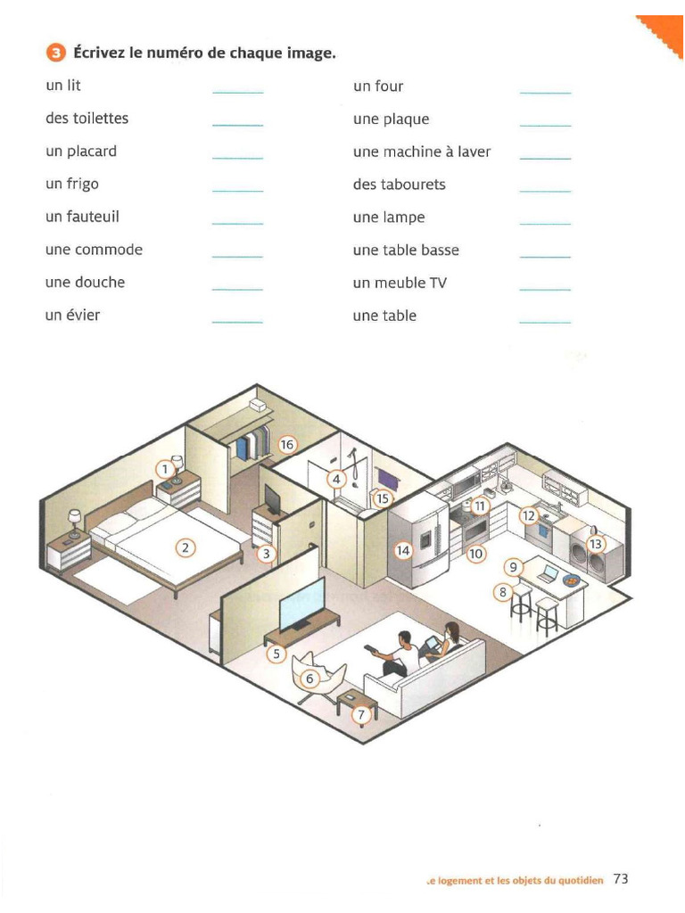 Vocabulaire Illustré (Meubles) 2 | PDF