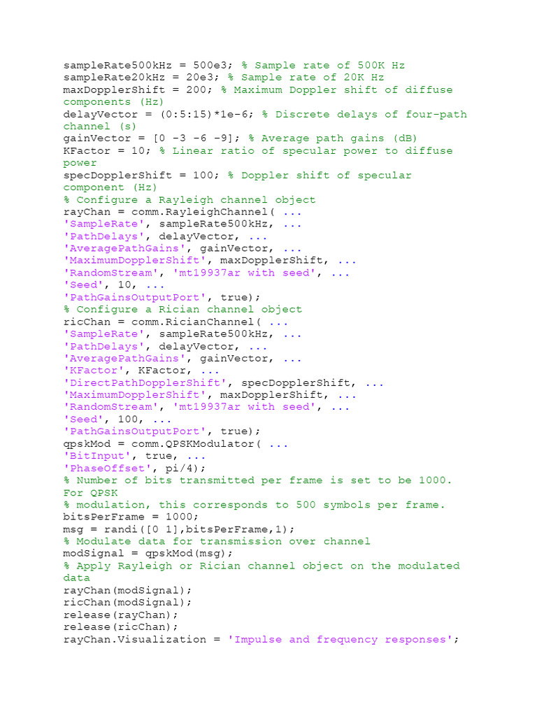 MATHESH Matlab Final Output | PDF | Orthogonal Frequency Division Multiplexing | Modulation
