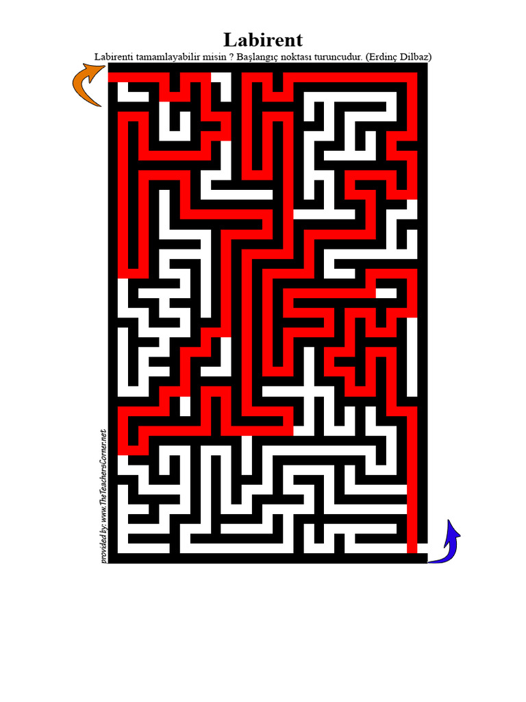 Erdinc Dilbaz b2118.10024 Labirent Cevap Anahtari | PDF