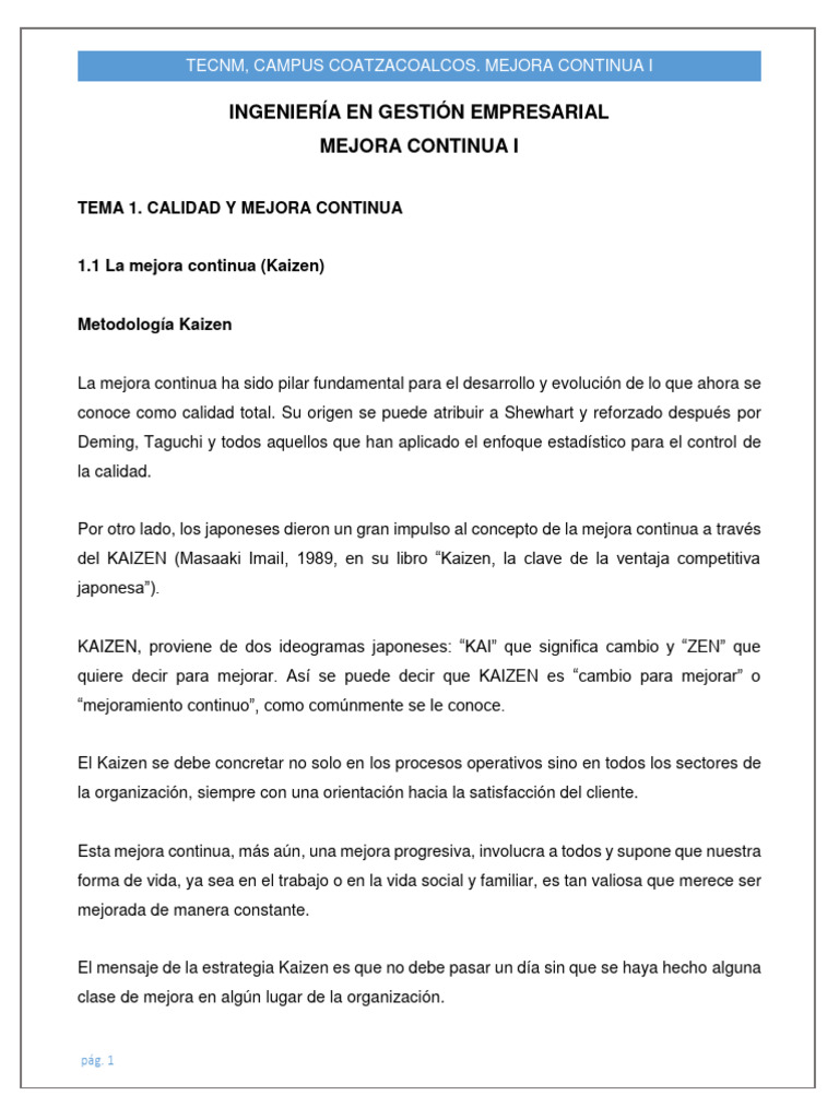 Tema 1 (MC1) | PDF | Benchmarking | Lean Manufacturing