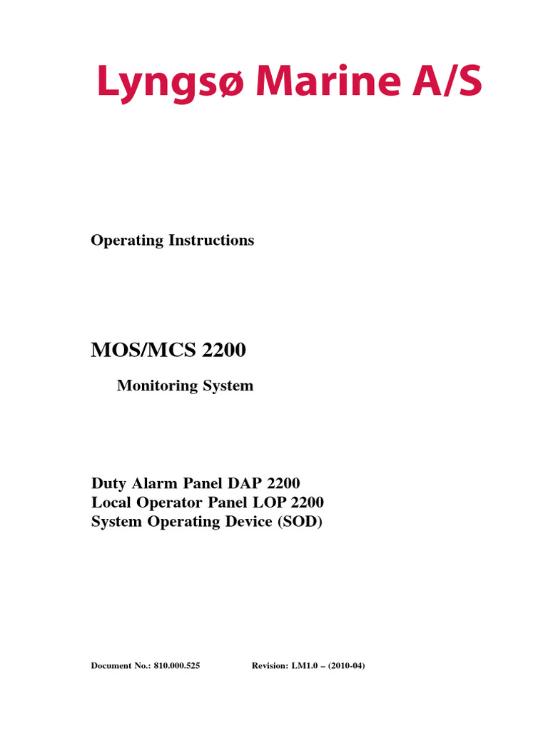 Mos-Mcs 2200 Manual | PDF | Input/Output | Office Equipment