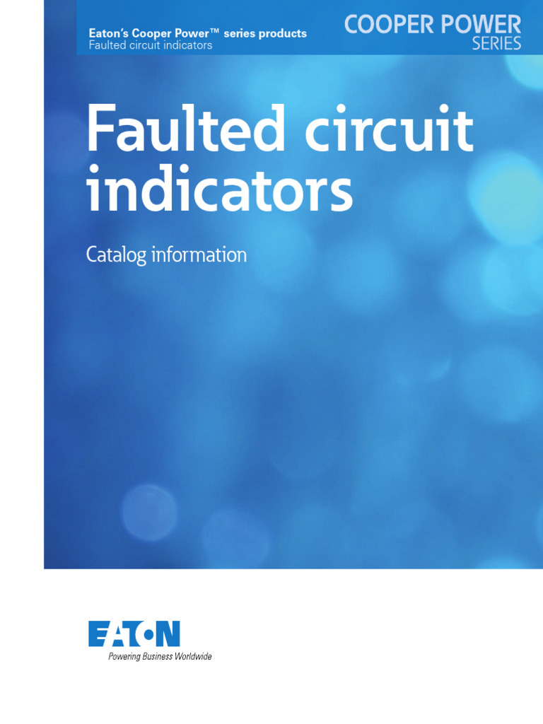 Cooper Fault Indicators (Catalog) | PDF | Fuse (Electrical) | Transformer