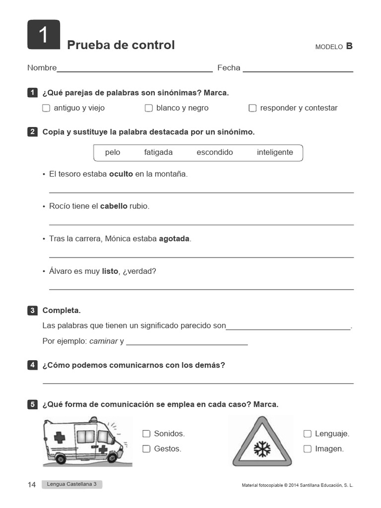 Lengua Tema 1 Pdf