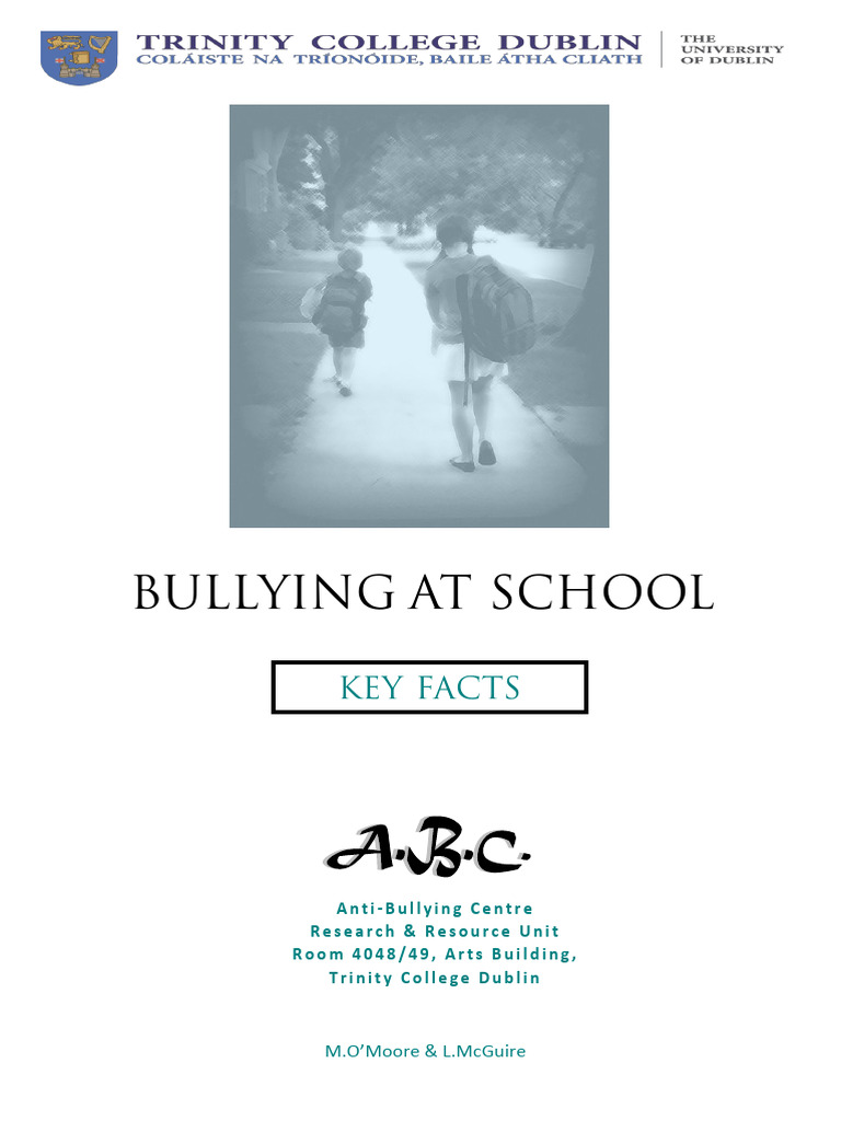 School Bullying - Key Facts | PDF | Bullying | Cyberbullying