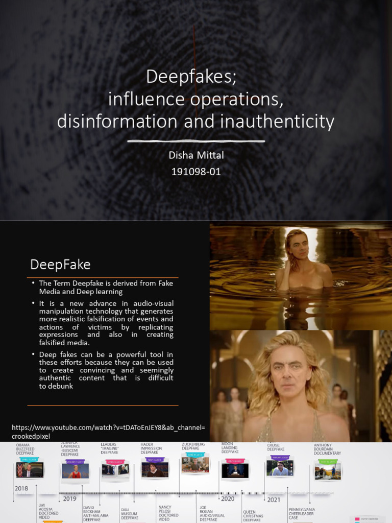 Deepfakes-Disha Mittal | PDF | Deep Learning